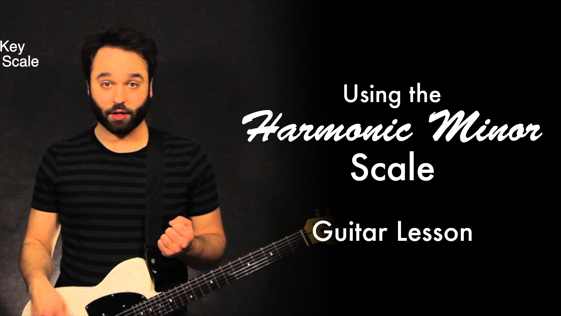Harmonic Minor Scale (Whole Neck!) • Garret's Guitar Lessons